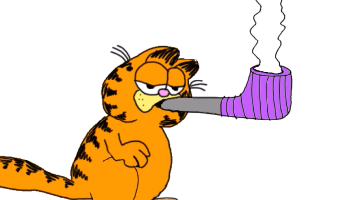 garfield destroys the world with jon's pipe