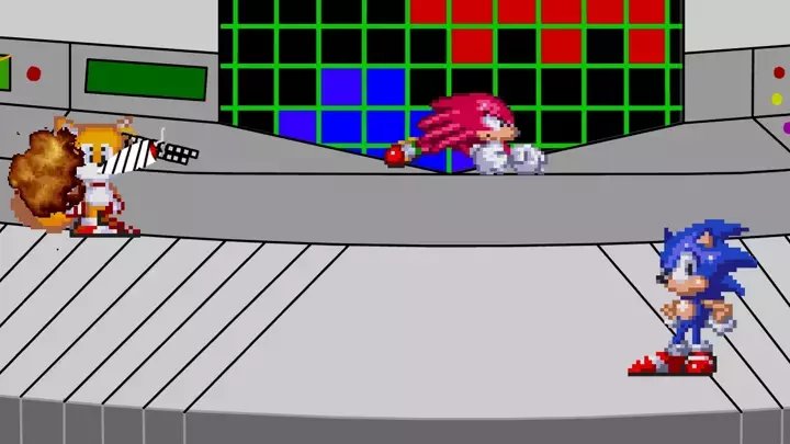 Sonic VS Flying Fortress