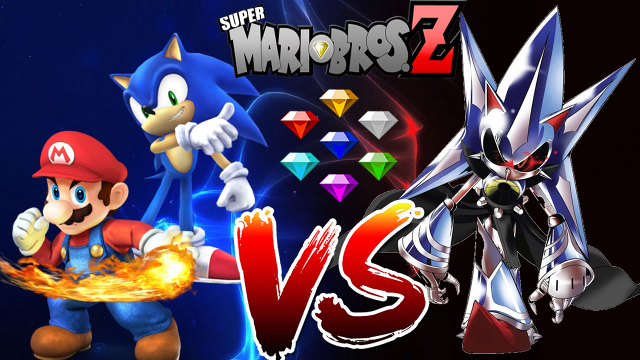 Mario and Sonic VS Mecha Sonic