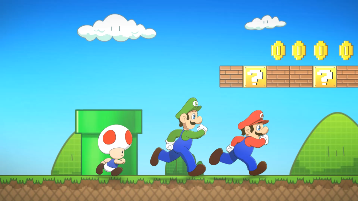 mario and his friends