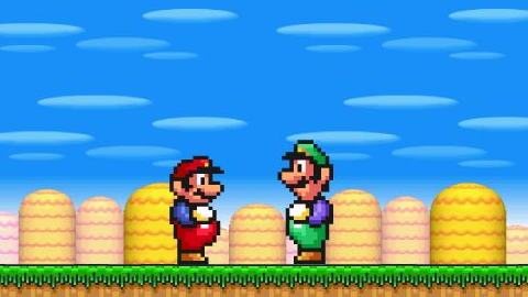 Hotel Mario sprite version