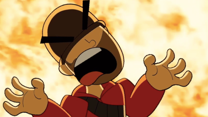 TF2 Reanimated Collab Scene - Soldier Screaming