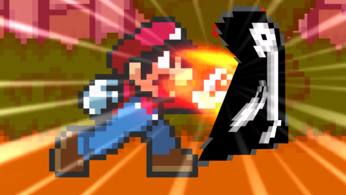 Mario Attack Practice Animation