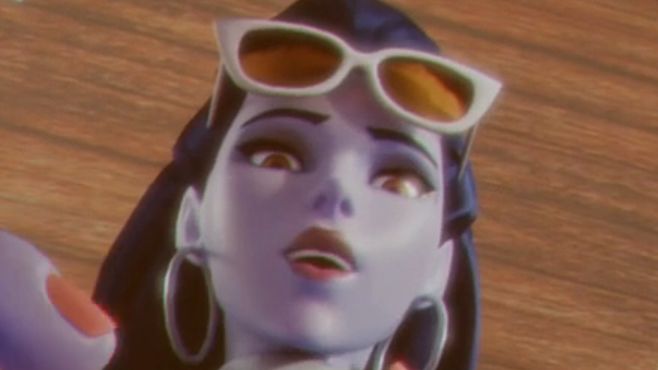 Widowmaker foot fetish femdom