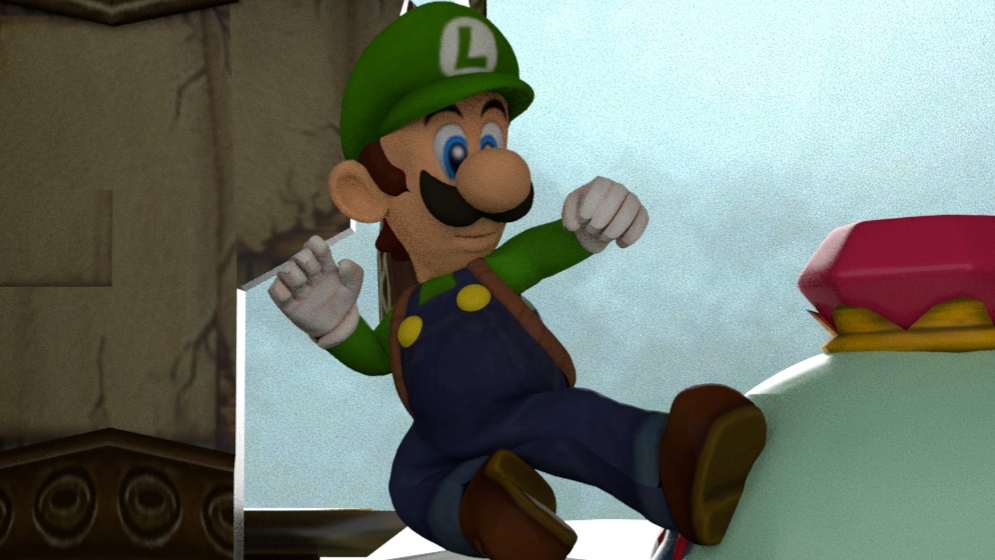 luigis zero-to-death combo in animation