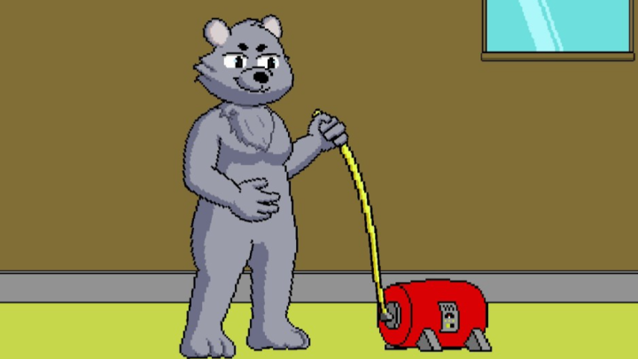Randa the inflating bear