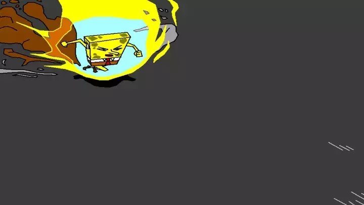 SpongeBob goes Super Saiyan