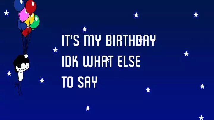 Happy birthday to me