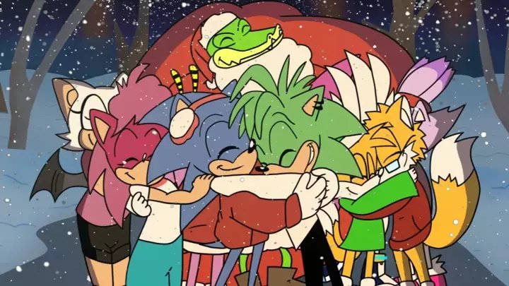 Christmas With Sonic: Family Resolution Animated