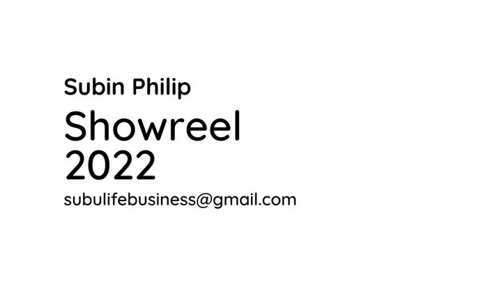 Animation Showreel 2022