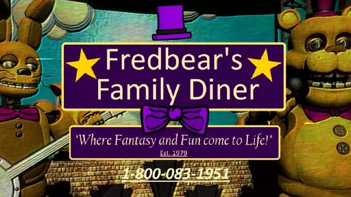 Fredbear's Family Diner Ad Animation