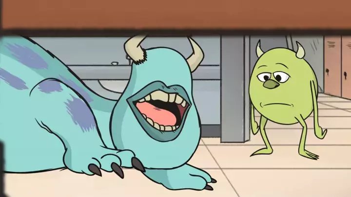 Monsters inc bathroom scene reanimated