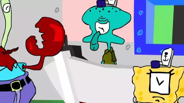 Spongeclock Squareclock