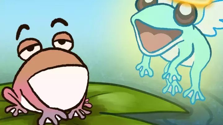 2 Frogs Singing and Chilling