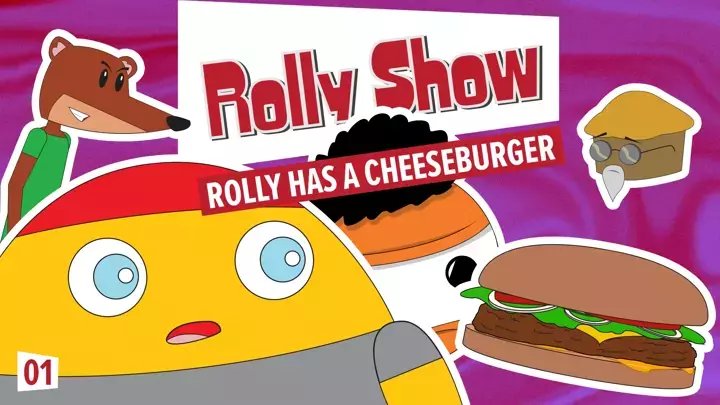 NEW ANIMATED SERIES | Rolly Show Episode 1 - Rolly Has A Cheeseburger