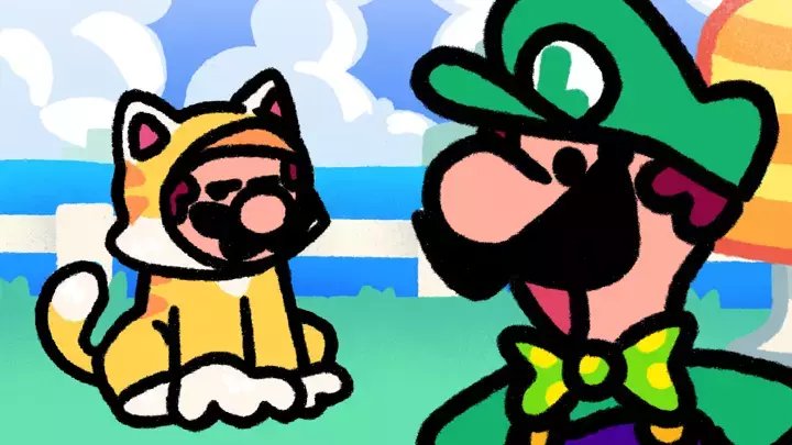 Luigi's Kitten Mittens