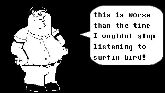 Peter Griffin in Undertale