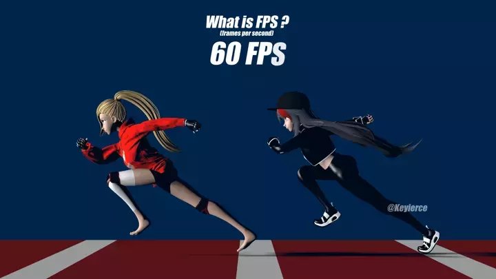 Simple Running Cycle Animation FPS comparison