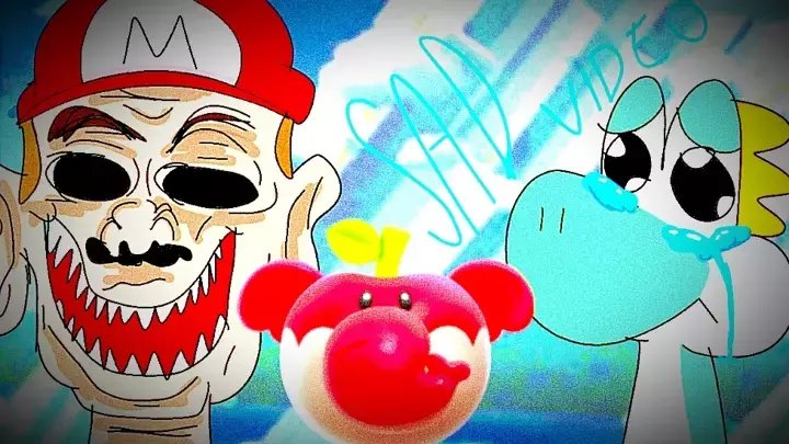 elefant Mario kills yoshi (sad vídeo)