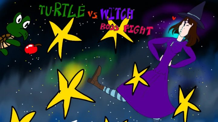 Turtle Vs Witch Boss Fight