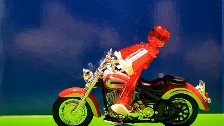 Just Red Riding On His Bike