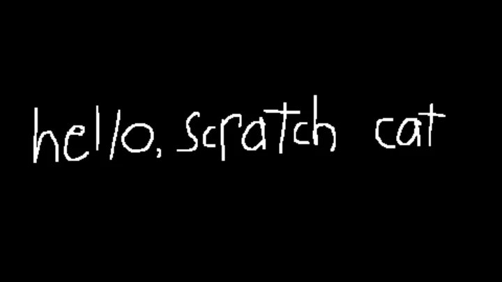 Hello, Scratch Cat