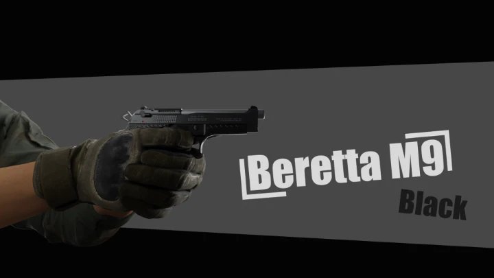 First Person Berretta M9 Animations