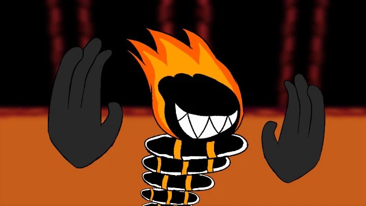 A fragment from the future animation by Undertale