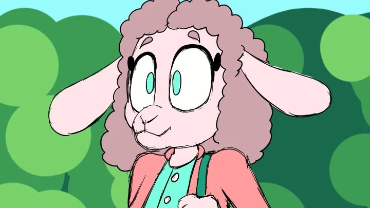 Scene from upcoming animated short film for class.