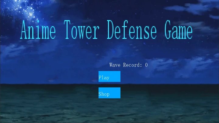 Anime Tower Defense Game
