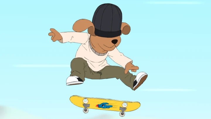 SKATE DOG!-KICKFLIP
