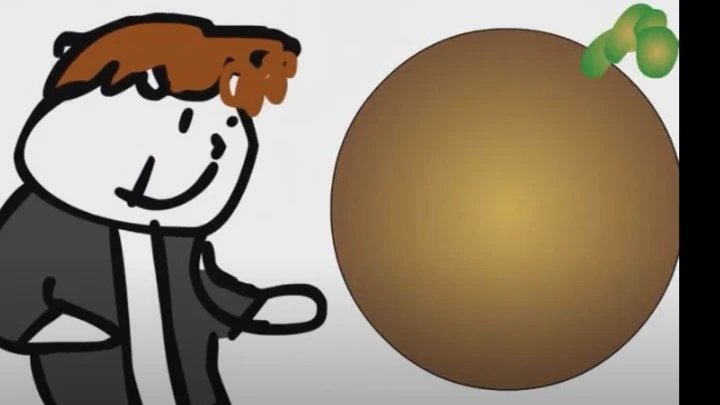 james and the giant 'peach' 🍑🍑🍑