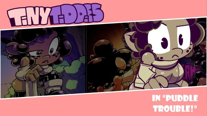 [AniComic] "Tiny Tiddies" in "Puddle Trouble!"
