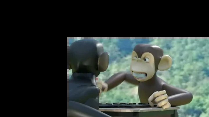 Monkey theory meme (edited)