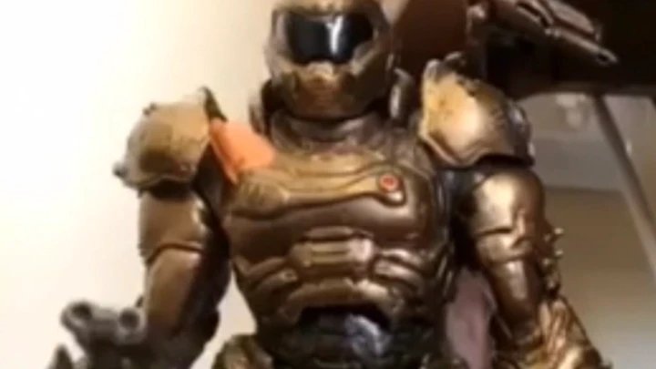 Doomguy kills Batman and The Marines