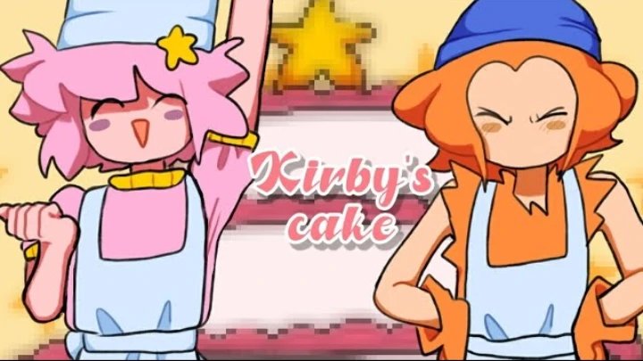 Kirby's cake | Human Kirby animation
