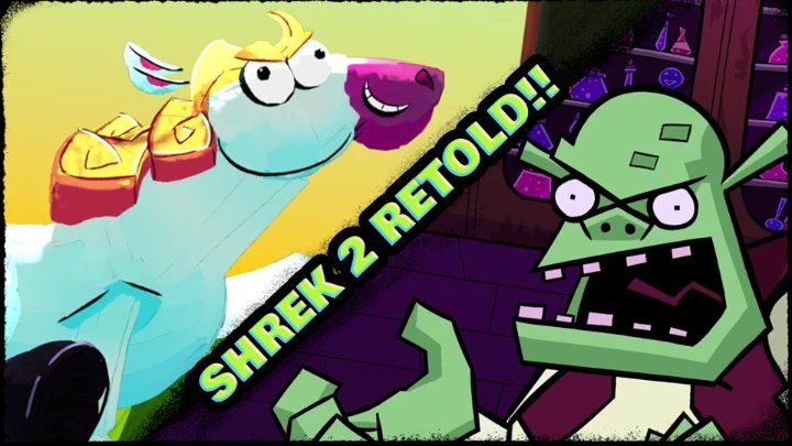 SHREK 2 RETOLD "The Zim Scene" & "Trotting in Place"! Feat. Many Artists