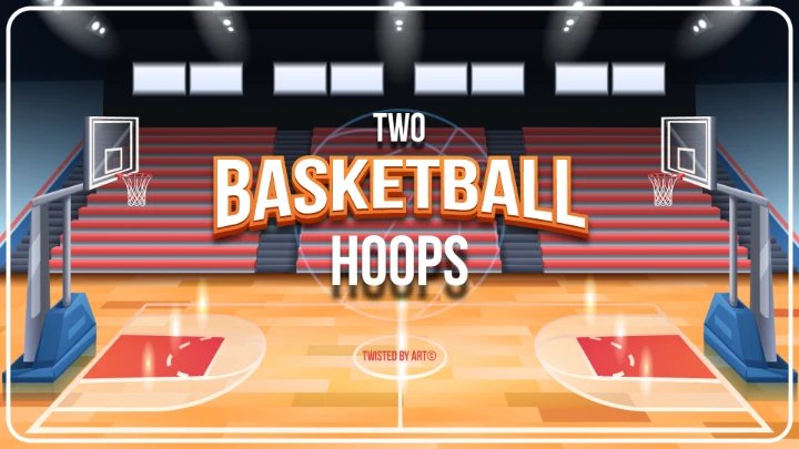 Two Basketball Hoops