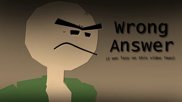 Wrong Answer - Baldi's Basics AU short
