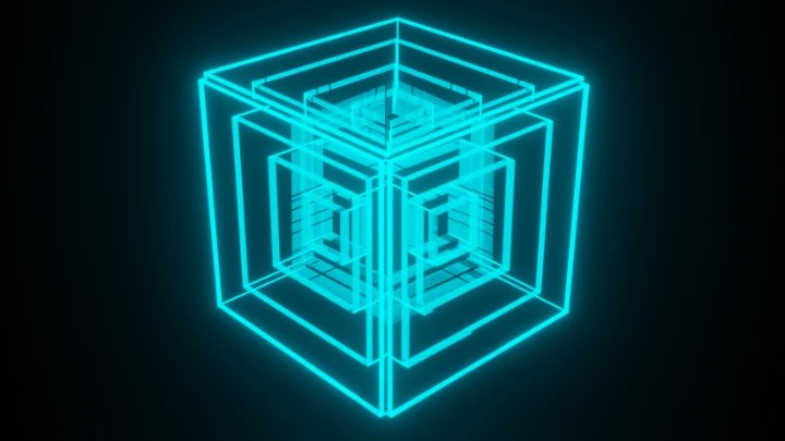 Wireframe Cube - Animation
