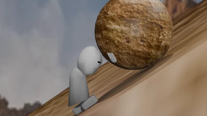 Sisyphus in madness combat