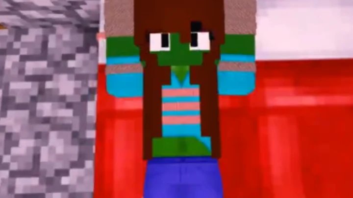 Minecraft TIckle Zombie Girl Animation