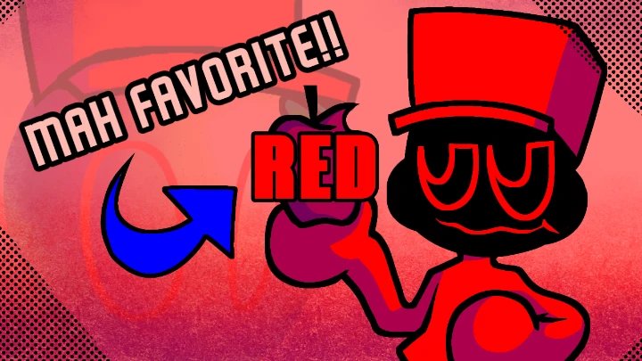 Red is my favorite fruit