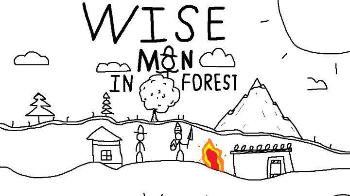 Wise Man in Forest (animation)