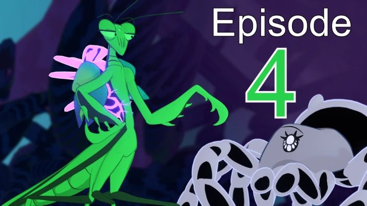 Humans-B-Gone! #4 - Mantis Meets Tarantula - Sci-Fi Insect Animation