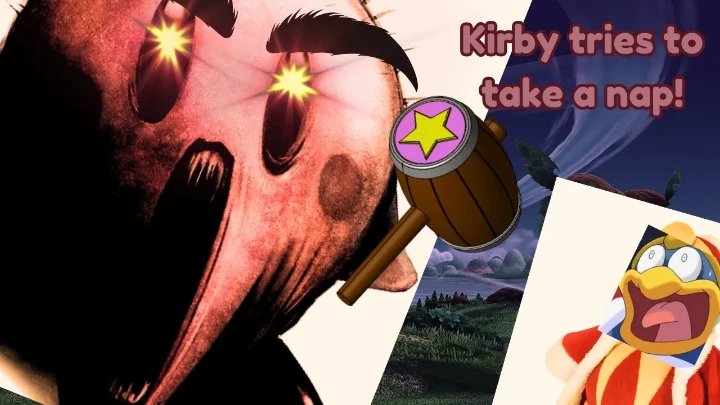 Kirby tries to take a nap: a Kirby Clipnote Animation