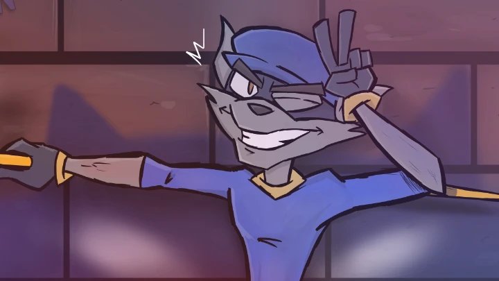 Sly Cooper (Motion illustration)