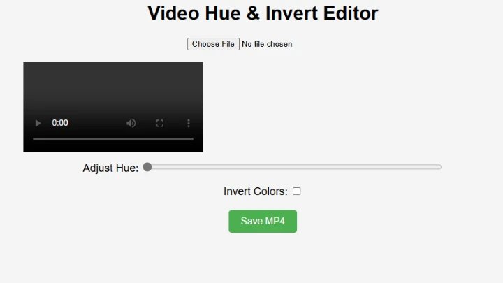 Video Hue Changer