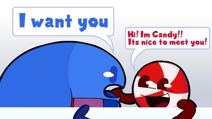 me when candy object invasion