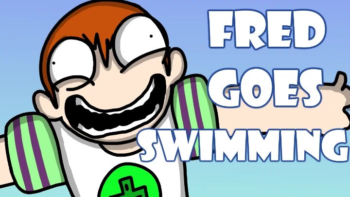 Running Fred - Fred Goes Swimming (Animated)